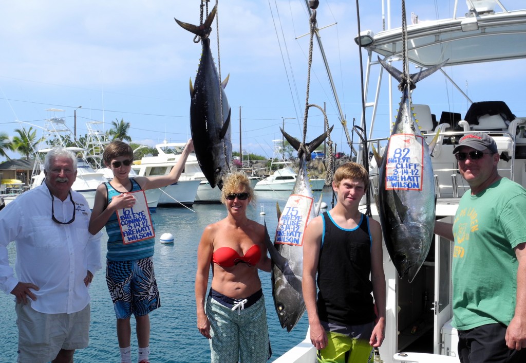 BIG Surprise for Tucson Family Fishing in Kona